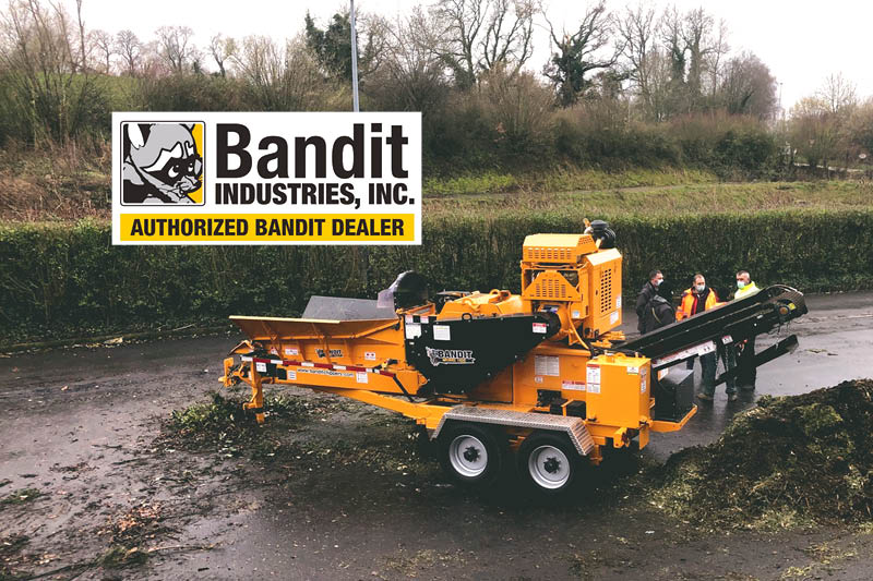 Broyeur pour déchetterie compact Bandit 1425 - ALM